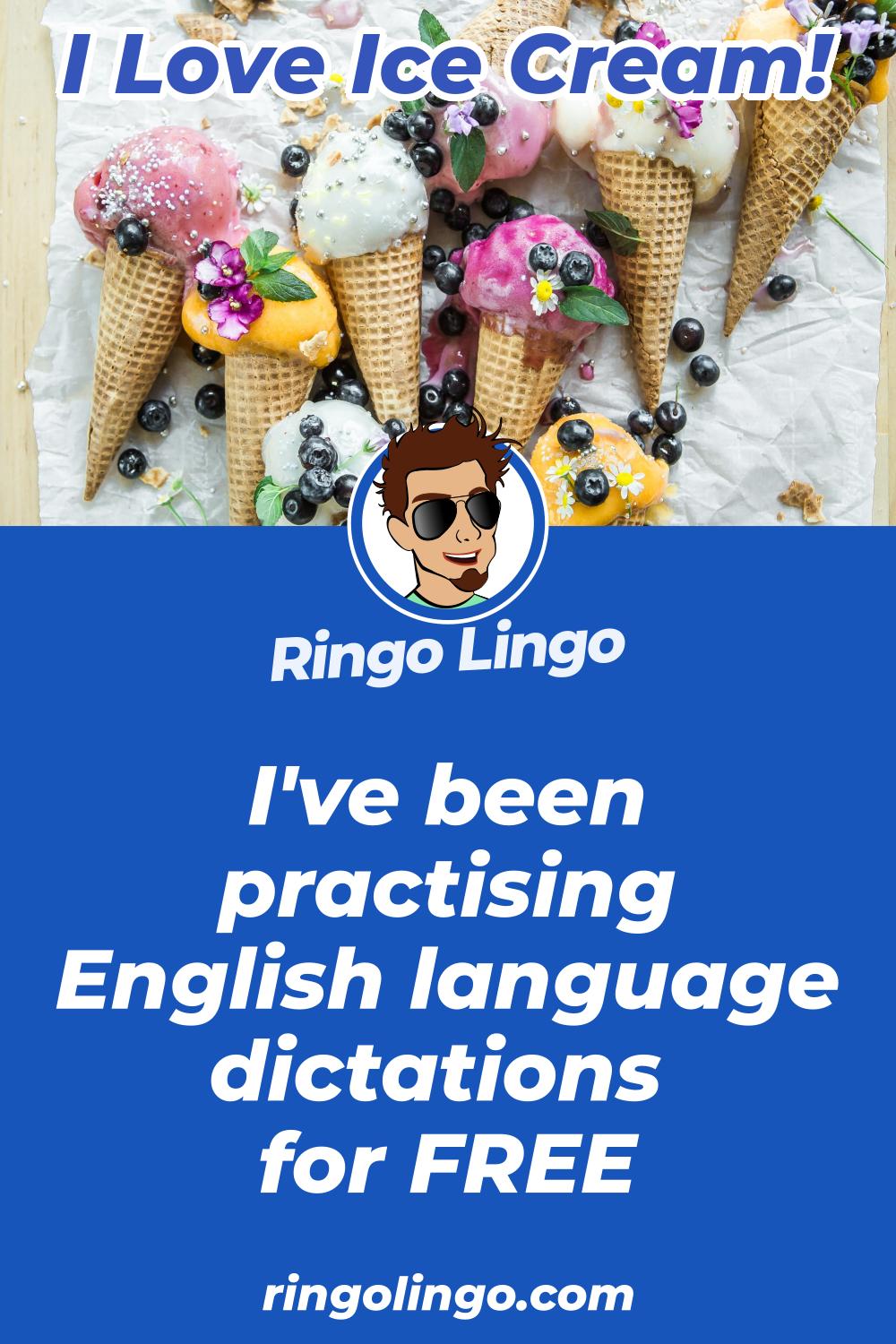 I Love Ice Cream! – Ringo Lingo