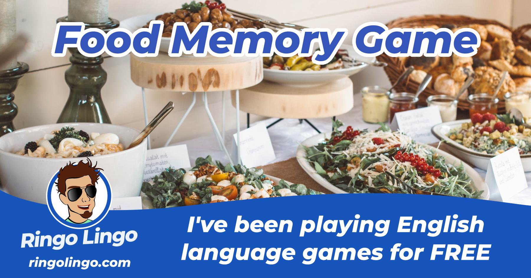 Food Memory Game – Ringo Lingo